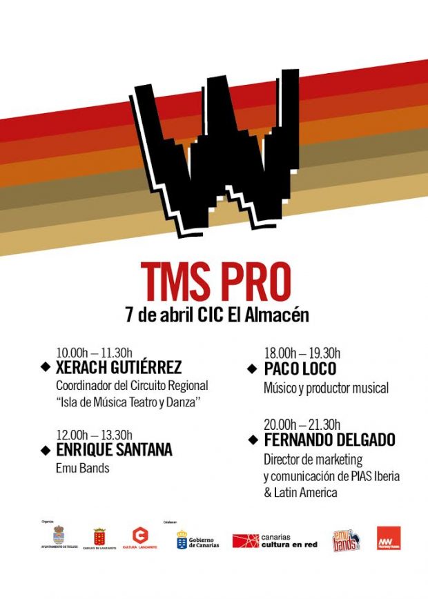 Nace “TMS Pro” una jornada para profesionales del sector musical